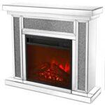 Elegant Mirrored Electric Fireplace has 6 Cool Features